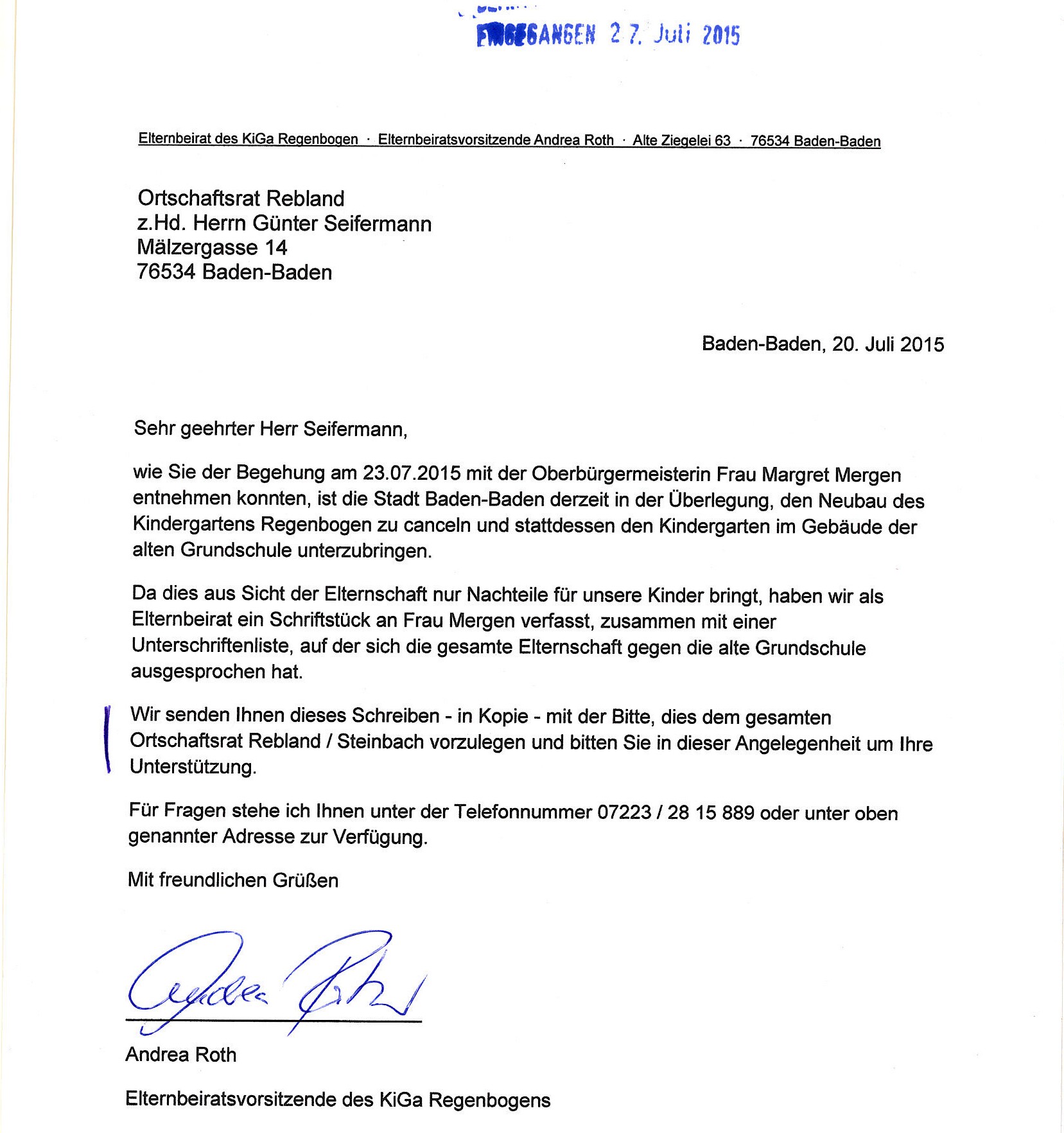 Grünen-Fraktionen und Eltern fordern Einhaltung der Zusage für Neubau des Steinbacher ...